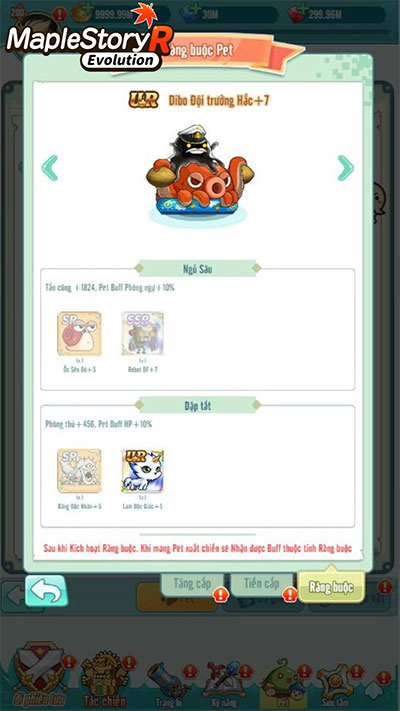 Hệ thống Pet trong MapleStory R: Evolution