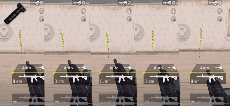 TOP tay cầm tốt nhất cho AR M416 huyền thoại trong PUBG Mobile